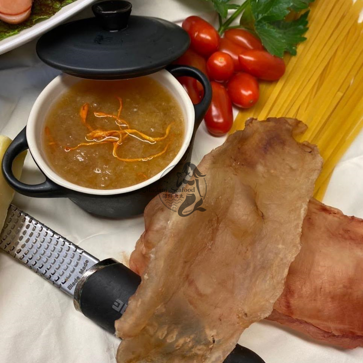 New Zealand Ling Fish Maw (X-Large) 新西兰野生雪鳘鱼花胶（特大号：70-100克） – Madam Seafood - Luxury